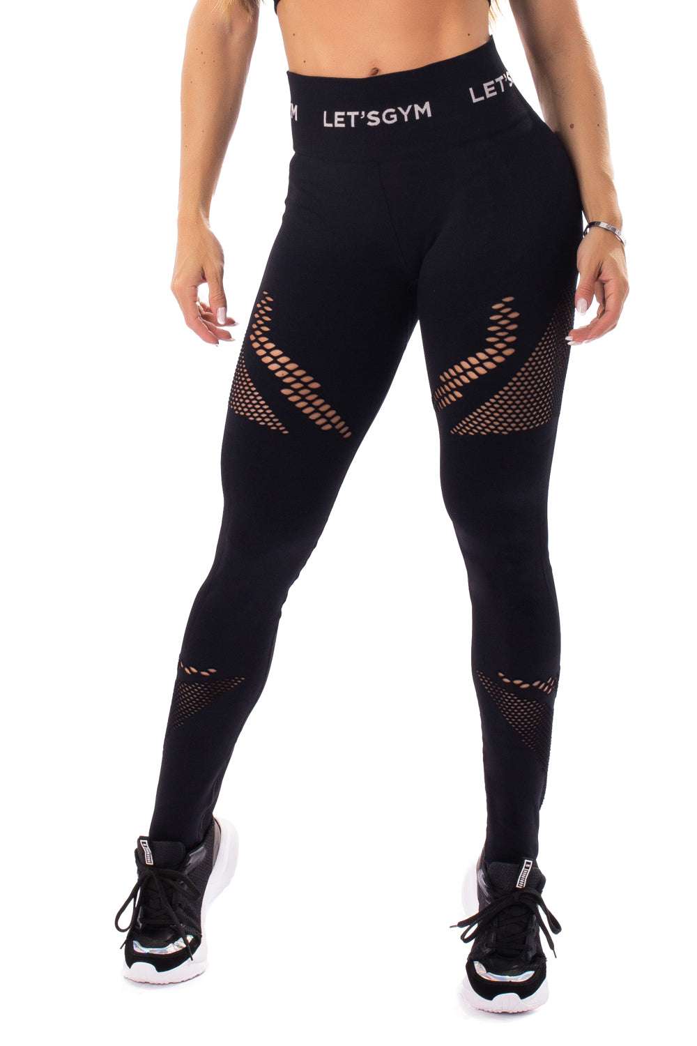 SEAMLESS ESSENCE BLACK LEGGINGS